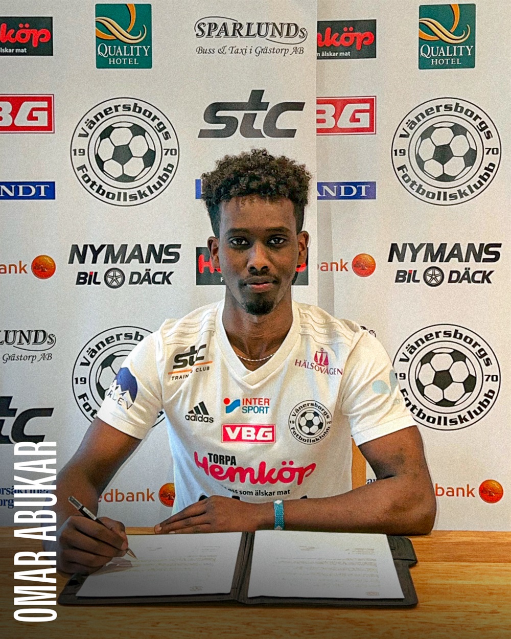 Omar Abukar klar för ett nytt år i Vänersborgs FK! / Vänersborgs FK - Herrar - Svenskalag.se