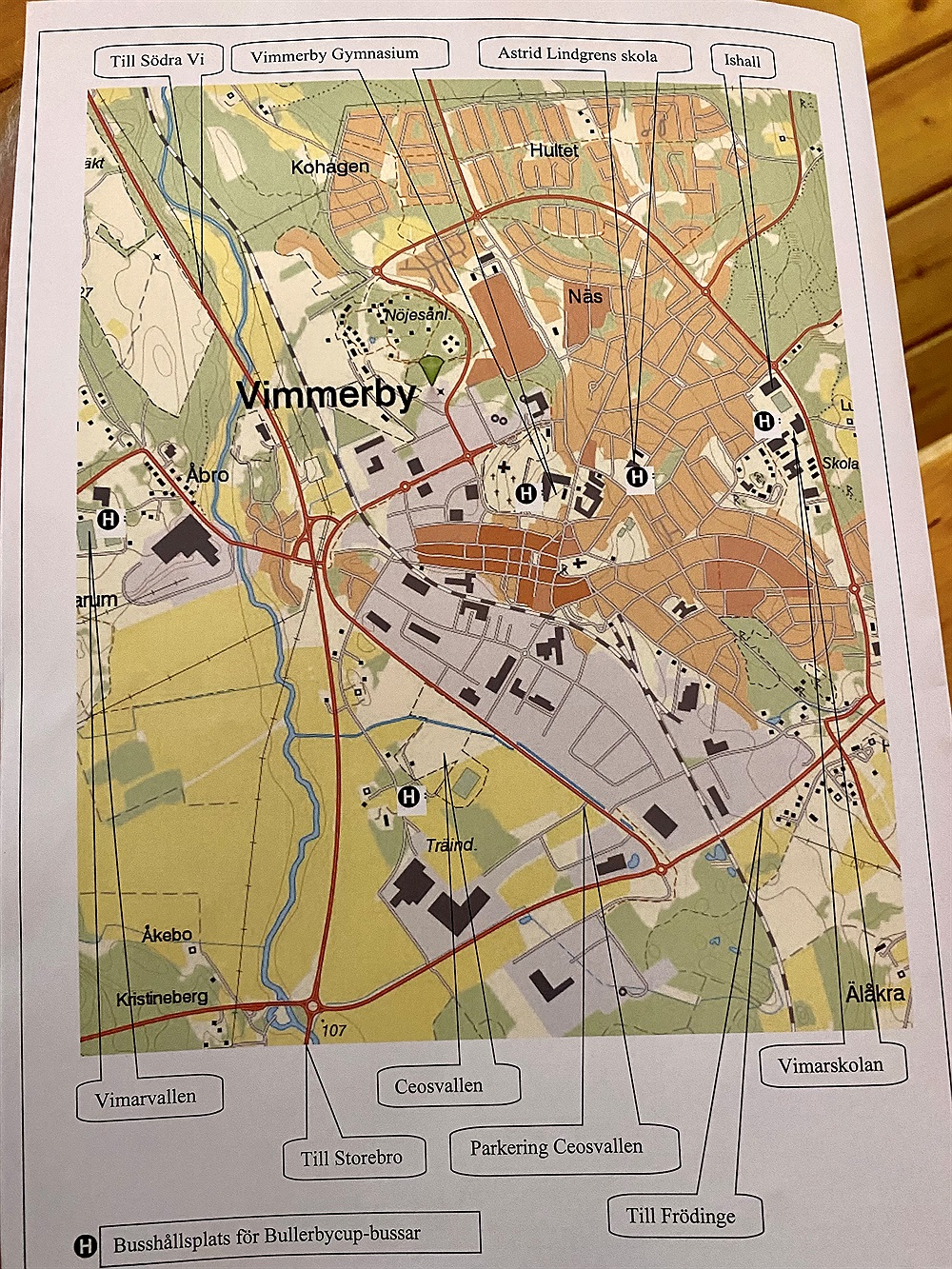 Karta över Vimmerby och cupområde / BK Ljungsbro - P11 - Svenskalag.se