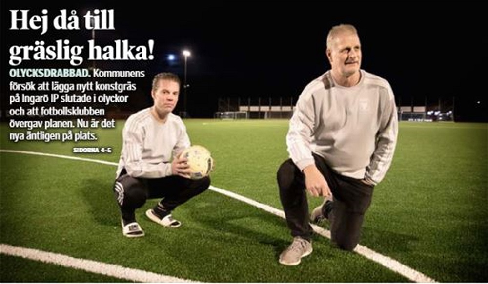 Äntligen nytt konstgräs! / Ingarö IF - Svenskalag.se
