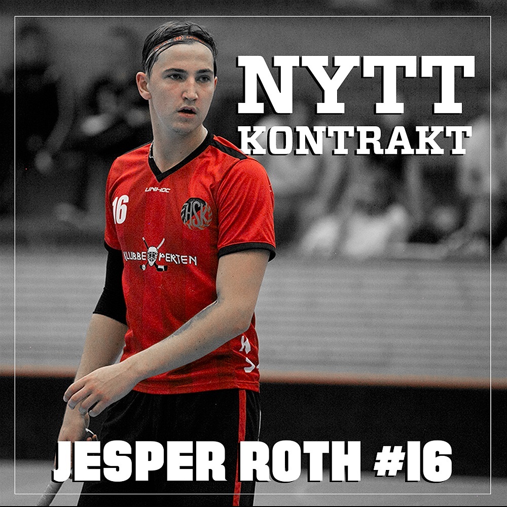 Jesper Roth förlänger med Hawks / Hässelby SK IBK - Herr A Div 1 - Svenskalag.se